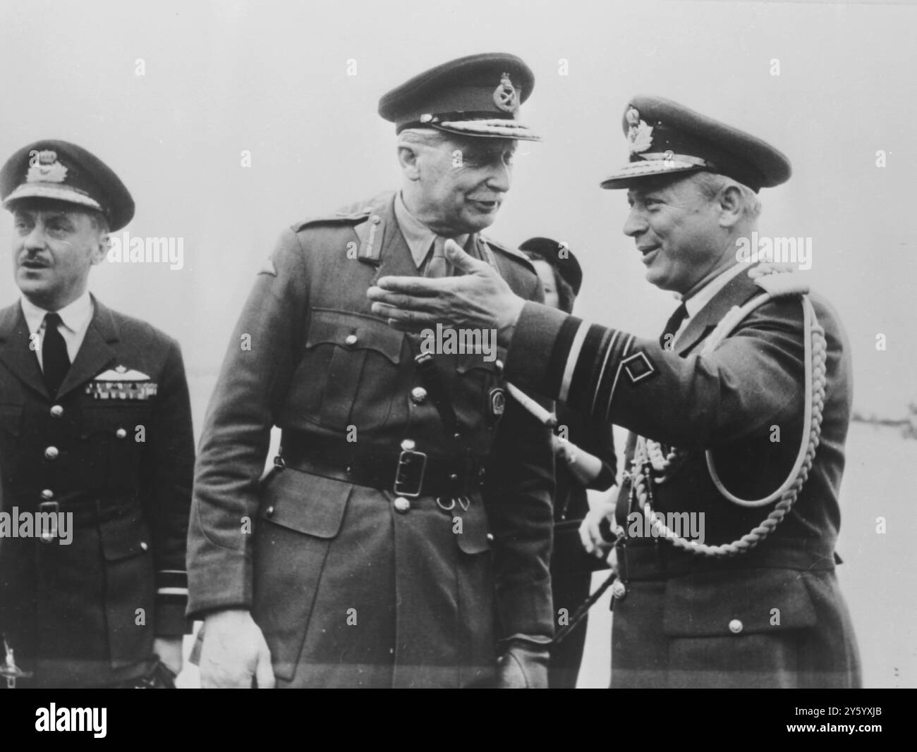GENERAL HUGH STOCKWELL WITH COMMANDER MARGARITIS IN ATHENS 14 APRIL ...
