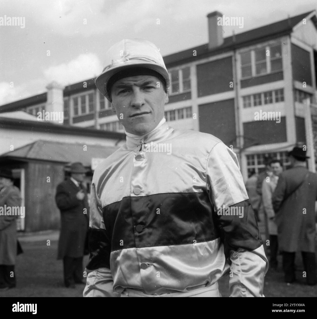 JOCKEY BRIAN JAGO 14 APRIL 1961 Stock Photo - Alamy