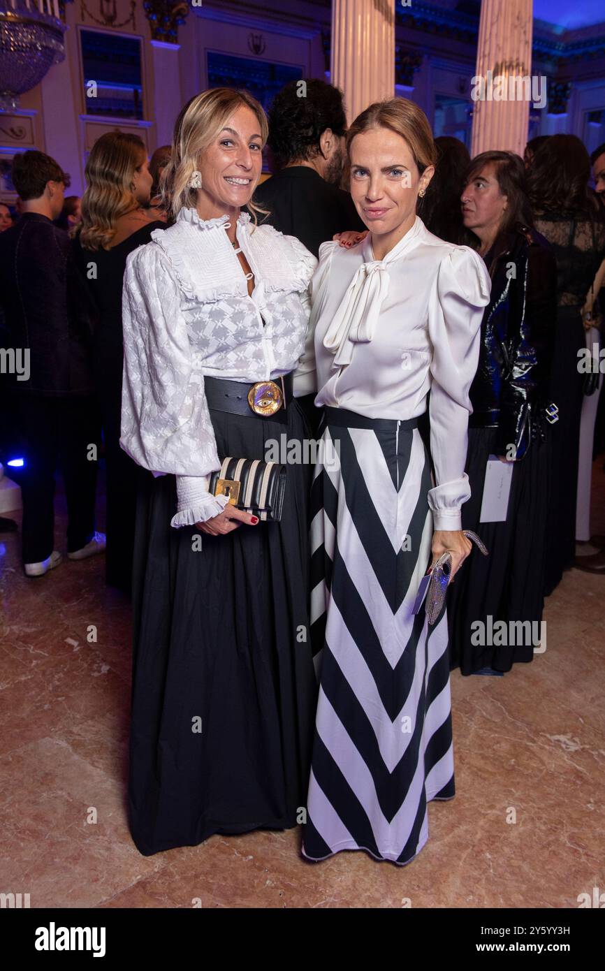 Italy. 22nd Sep, 2024. Michela Proietti, Silvia Sciorilli Borrelli Milan Fashion Week - Women S ...