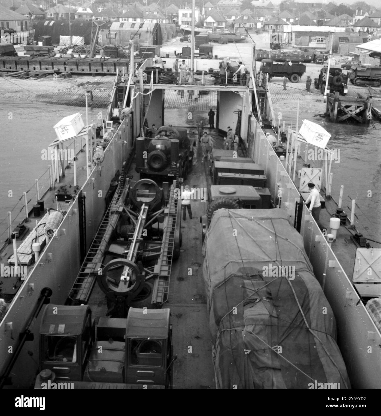 CORPORAL EQUIPMENT EMBARKED FOR SOUTH 10 APRIL 1961 Stock Photo - Alamy