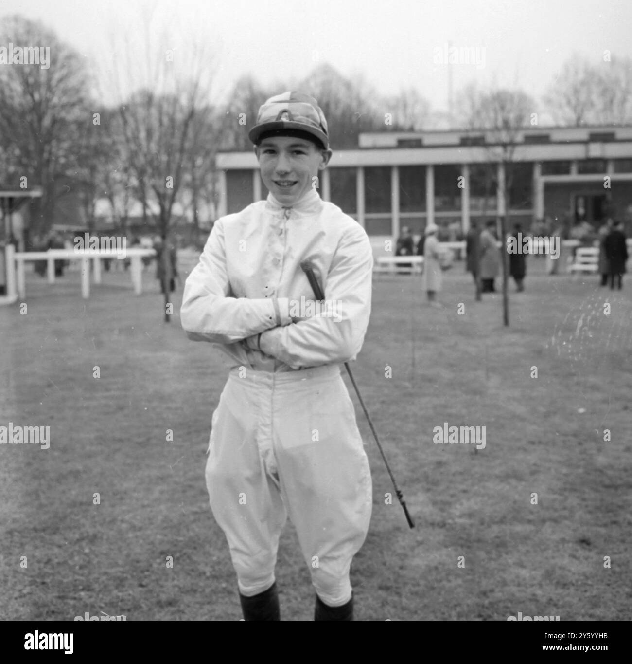 JOCKEY BOBBY ELLIOTT / 8 APRIL 1961 Stock Photo - Alamy