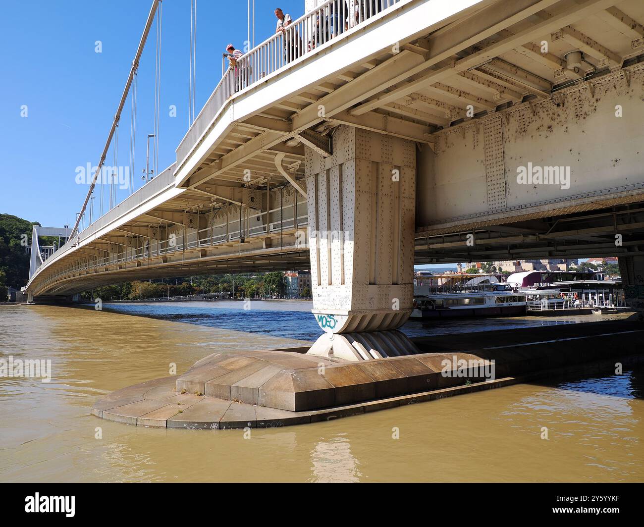 Danube river flood in Budapest, 21th September 2024, Budapest, Hungary ...