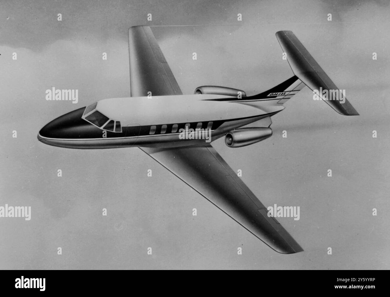 AVIATION DE HAVILLAND JET EXECUTIVE AIRCRAFT 7 APRIL 1961 Stock Photo ...