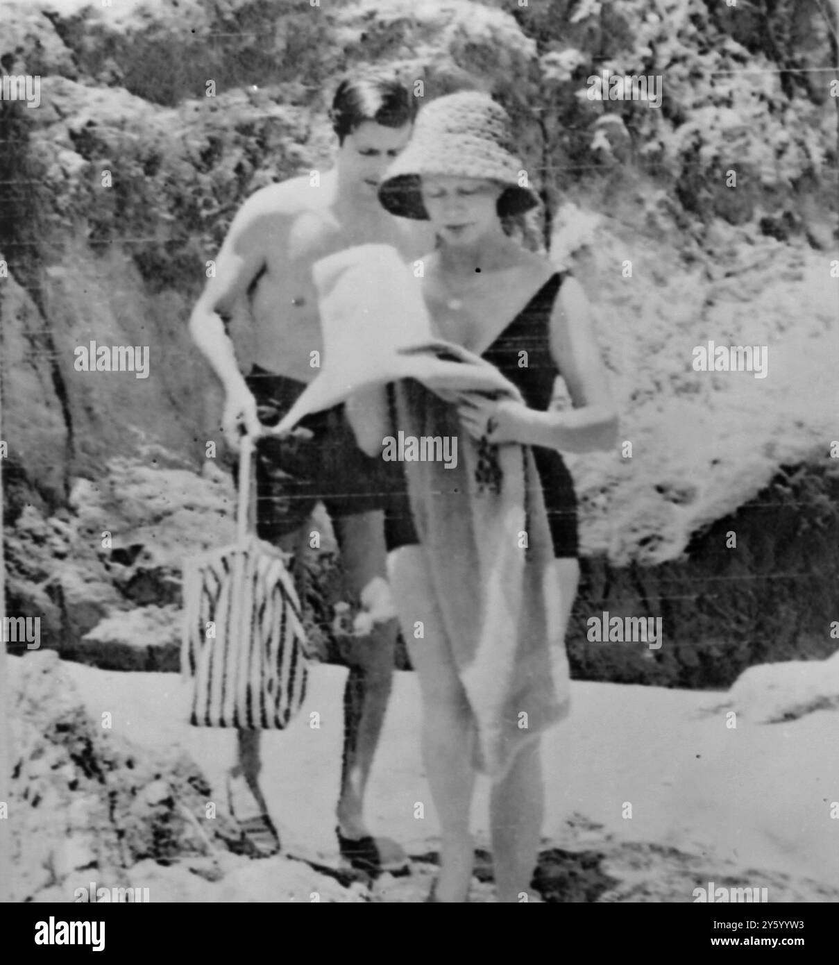 JOHN MERIVALE WITH ACTRESS VIVIEN LEIGH IN WEST INDIES / 7 APRIL 1961 ...
