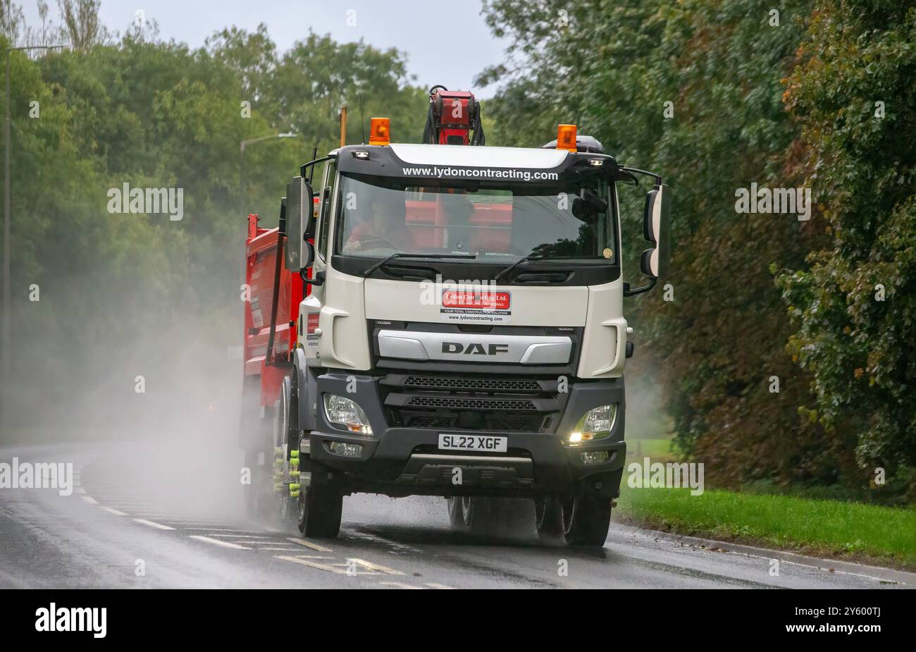 Milton Keynes,UK - Sept 22nd 2024: 2022 DAF Trucks multi axle rigid ...