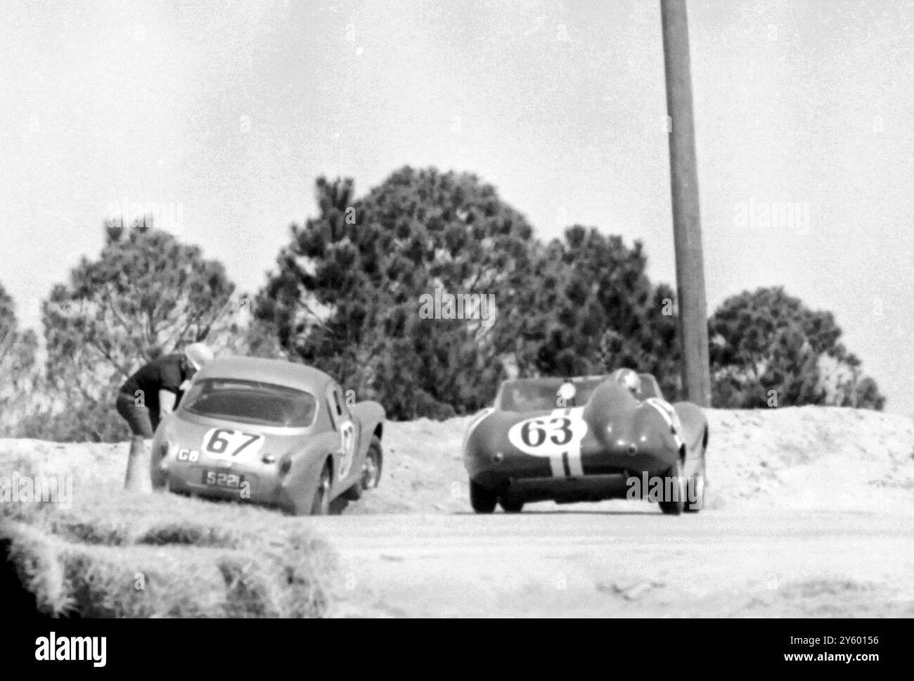 CAR RACING FLORIDA - SEBRING RACE - JOHN SPRINZELDRIVES AUSTIN HEALEY ...