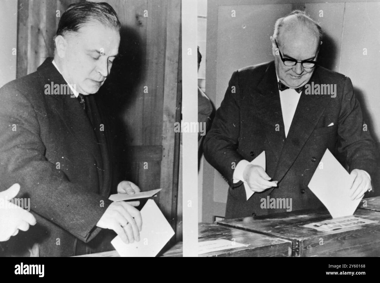 Prime minister eyskens Black and White Stock Photos & Images - Alamy