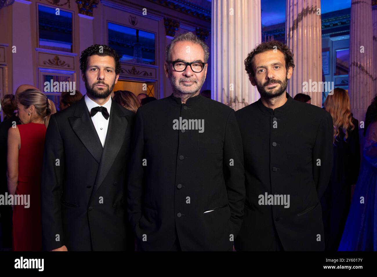 Italy. 22nd Sep, 2024. Romeo Ruffini, Remo Ruffini, Pietro Ruffini ...