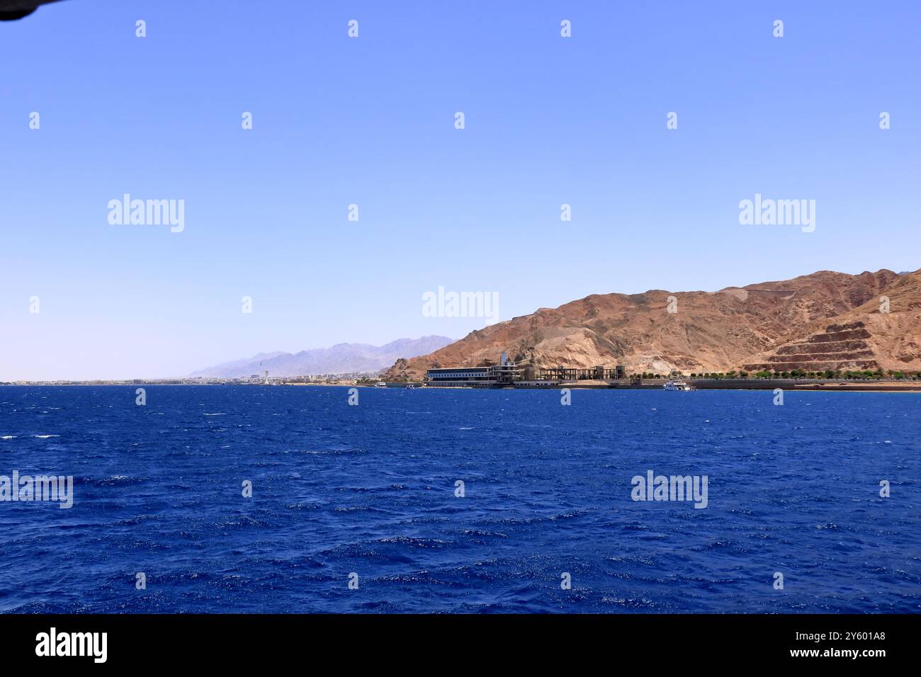 View of Aqaba in Jordan, seen from the sea Stock Photo - Alamy