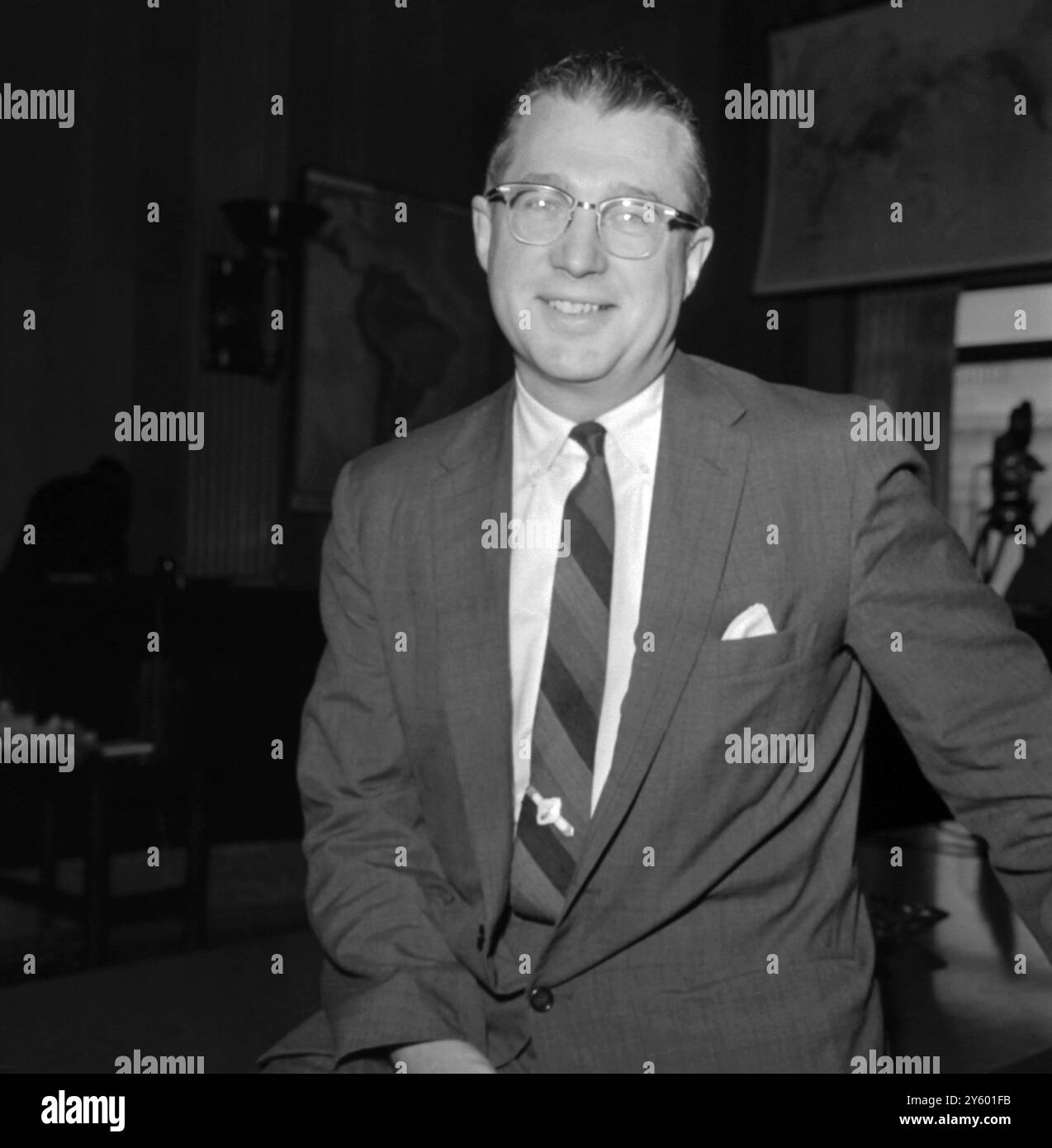 KENNETH TODD YOUNG NEW US AMBASSADOR TO THAILAND 26 MARCH 1961 Stock ...