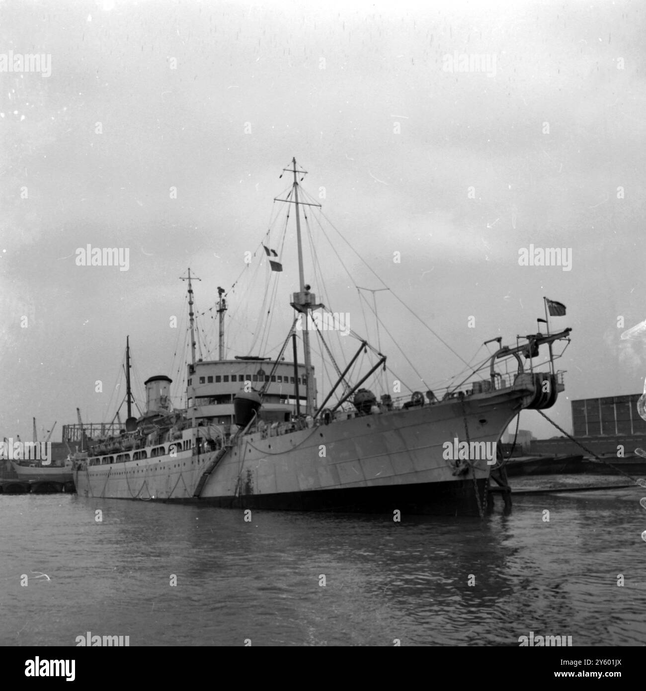 HMS MONARCH 23 MARCH 1961 Stock Photo - Alamy