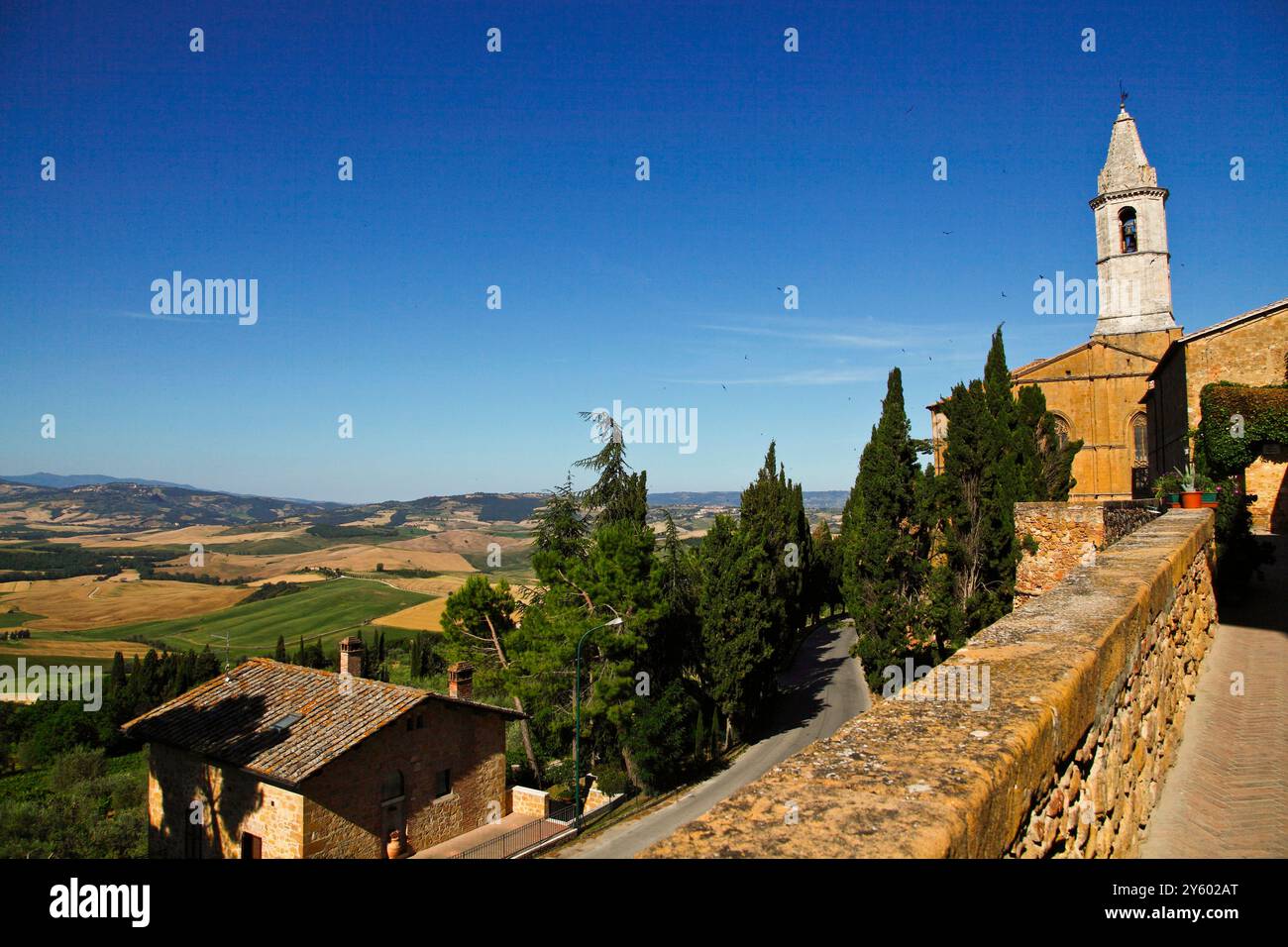 Pienza is an ancient village in the Sienese hills, a perfect example of ...