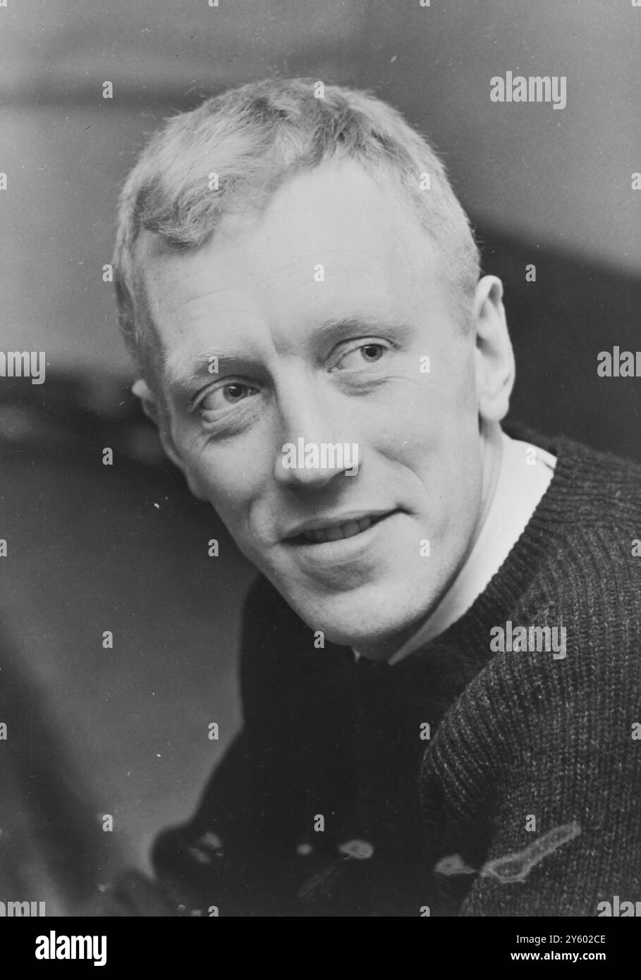 ACTOR MAX VON SYDOW PORTRAIT / 21 MARCH 1961 Stock Photo - Alamy