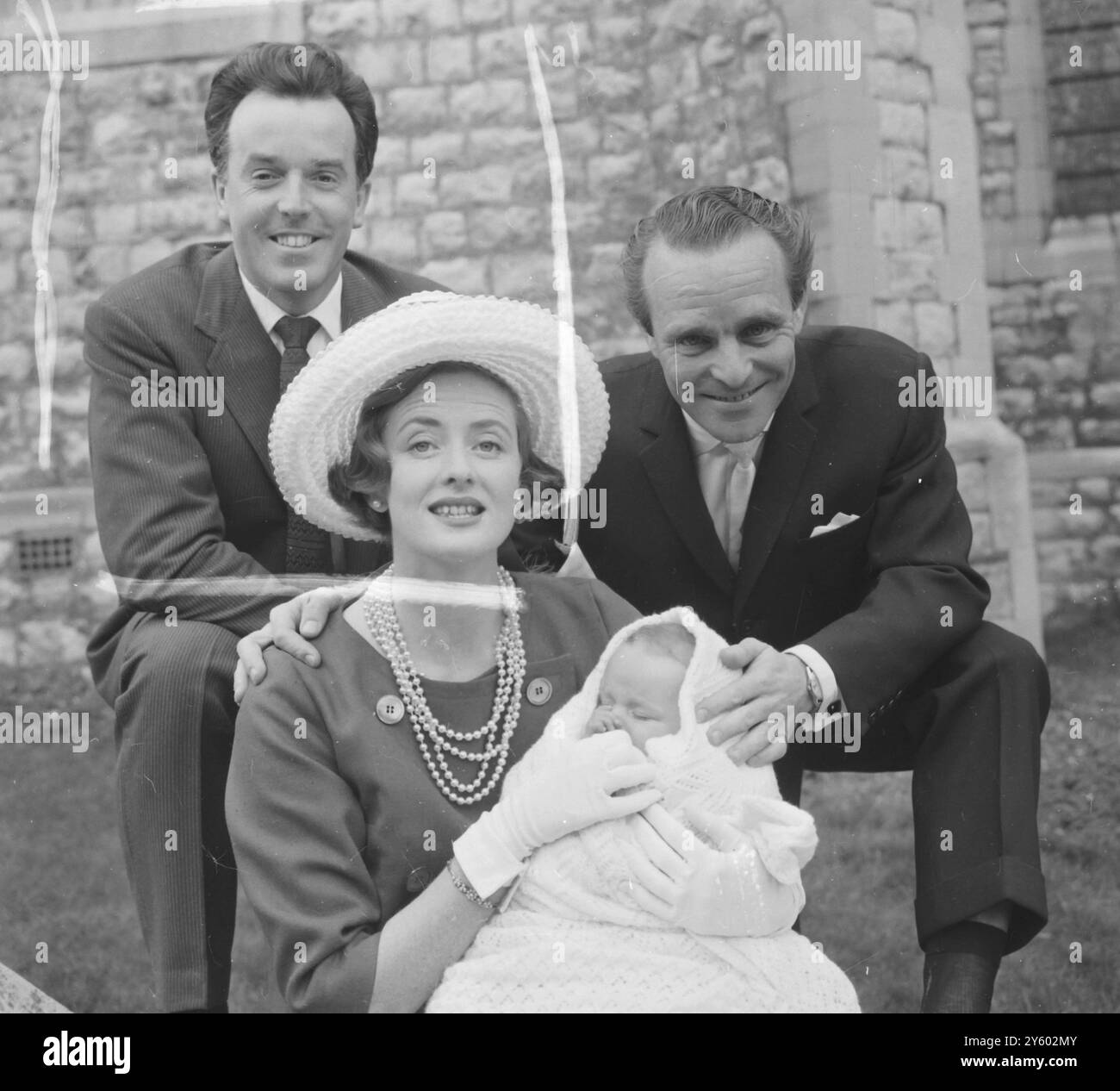 ACTOR BRIAN RIX WITH ACTRESS WIFE ELSPETH GRAY AFTER CHRISTENING OF ...