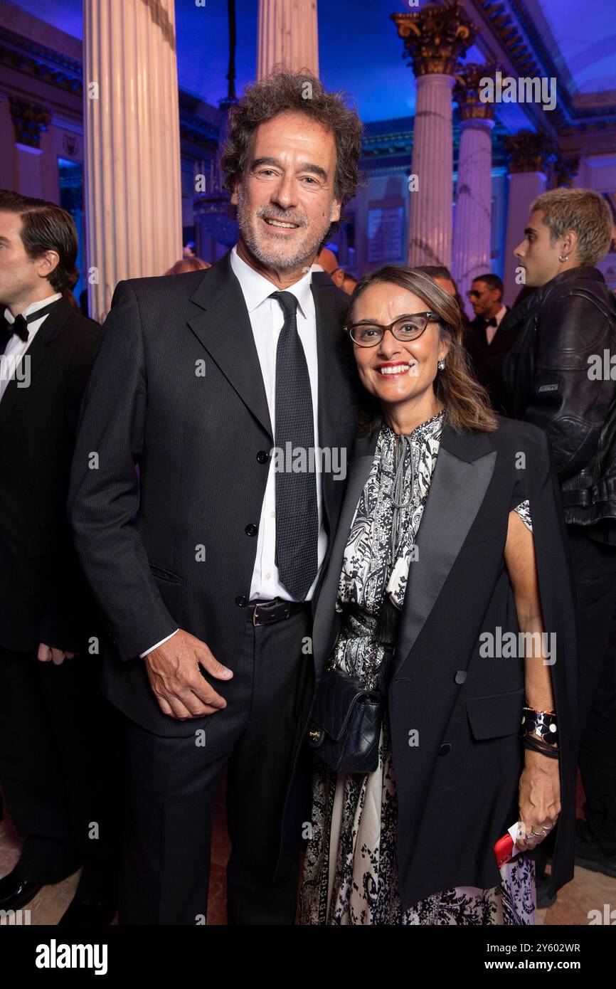Italy. 22nd Sep, 2024. Mario Cinelli, Maria Elena Viola Milan Fashion ...