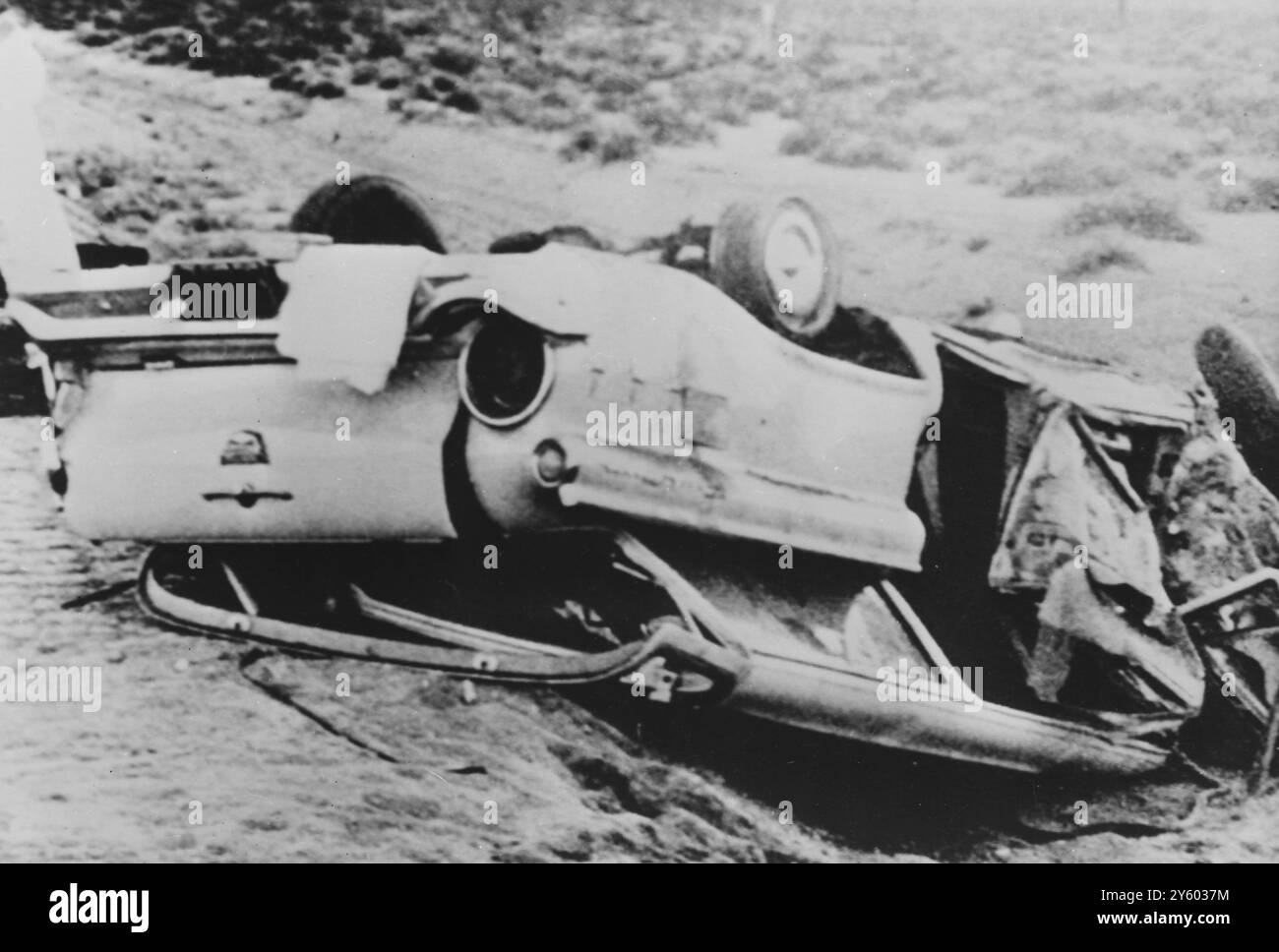 BRITISH STAR BELINDA LEE CAR ACCIDENT IN CALIFORNIA 14 MARCH 1961 Stock ...