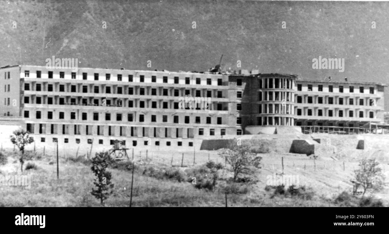 Old sanatorium buildings Black and White Stock Photos & Images - Alamy