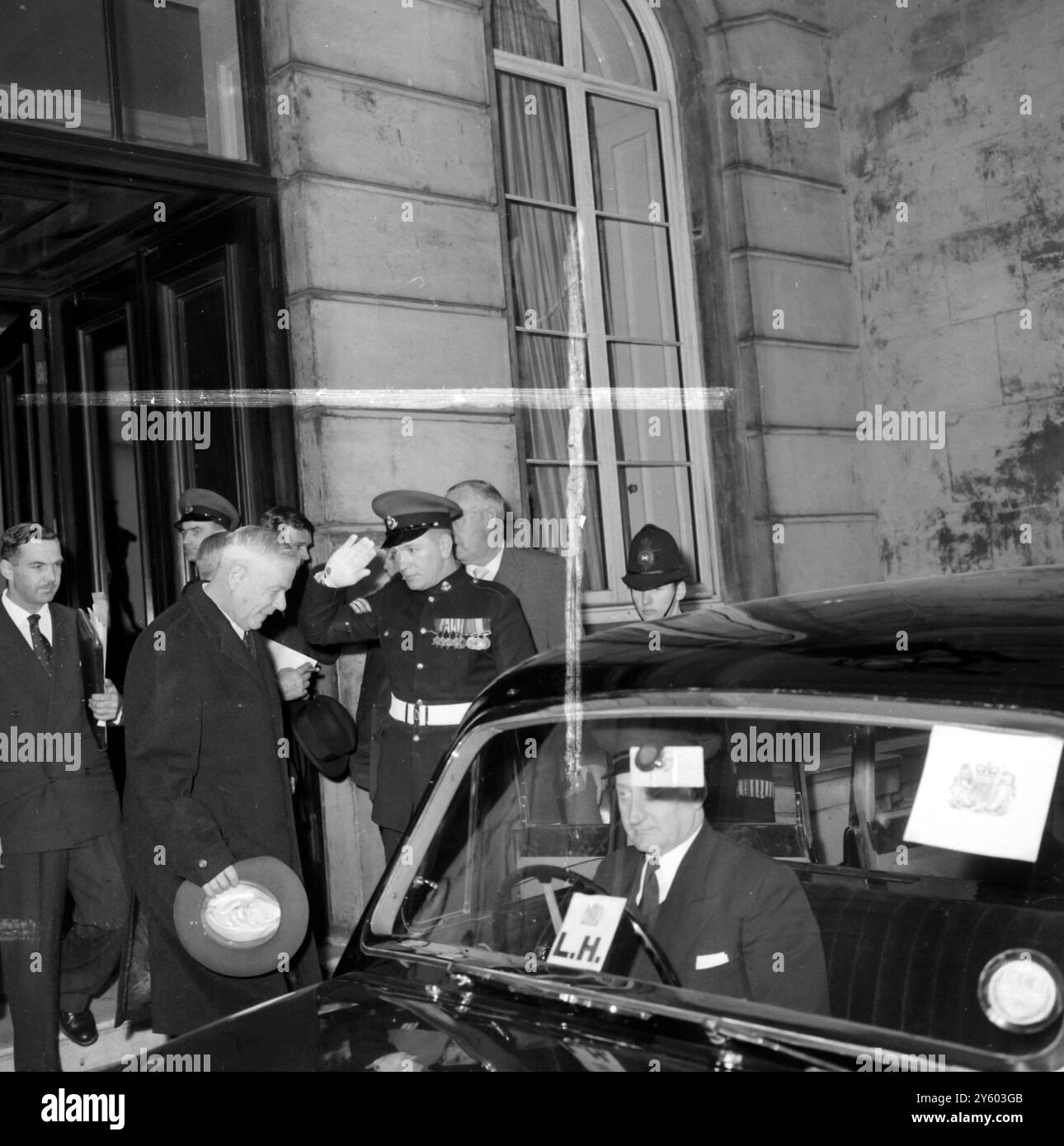 SOUTH AFRICAN PREMIER HENDRIK VERWOERD AT LANCASTER HOUSE / 14 MARCH ...