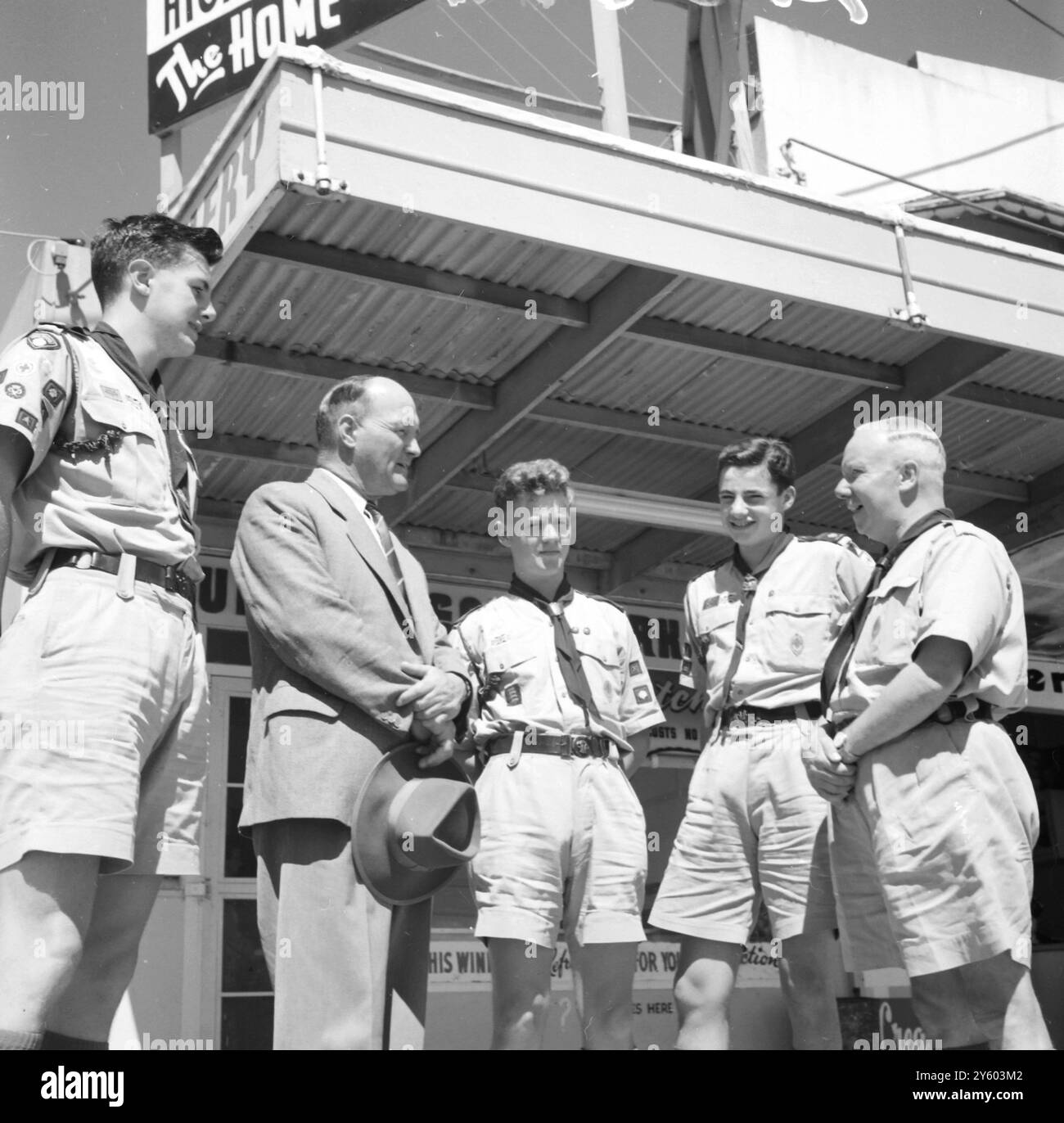 HYDE IVOR MR SCOUTS / 10 MARCH 1961 Stock Photo - Alamy