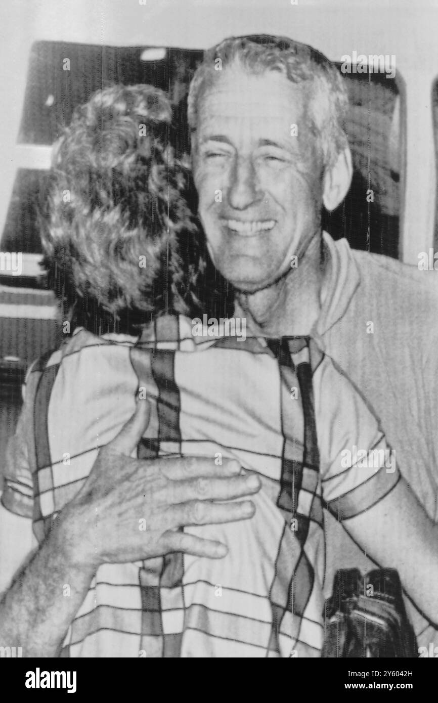 MAX CONRAD WITH BETTY WOLF / 8 MARCH 1961 Stock Photo - Alamy