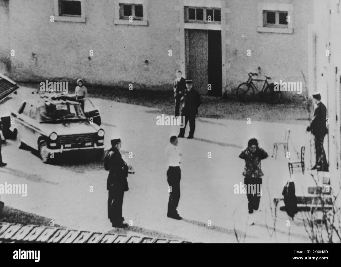SUSPECTS QUESTIONED IN PEUGEOT KIDNAP CASE Original caption Annecy ...