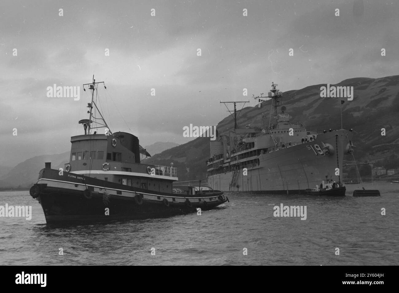 SHIPS RUSSIAN TRAWLER TAKEN FROM USS PROTEUS 5 MARCH 1961 Stock Photo ...