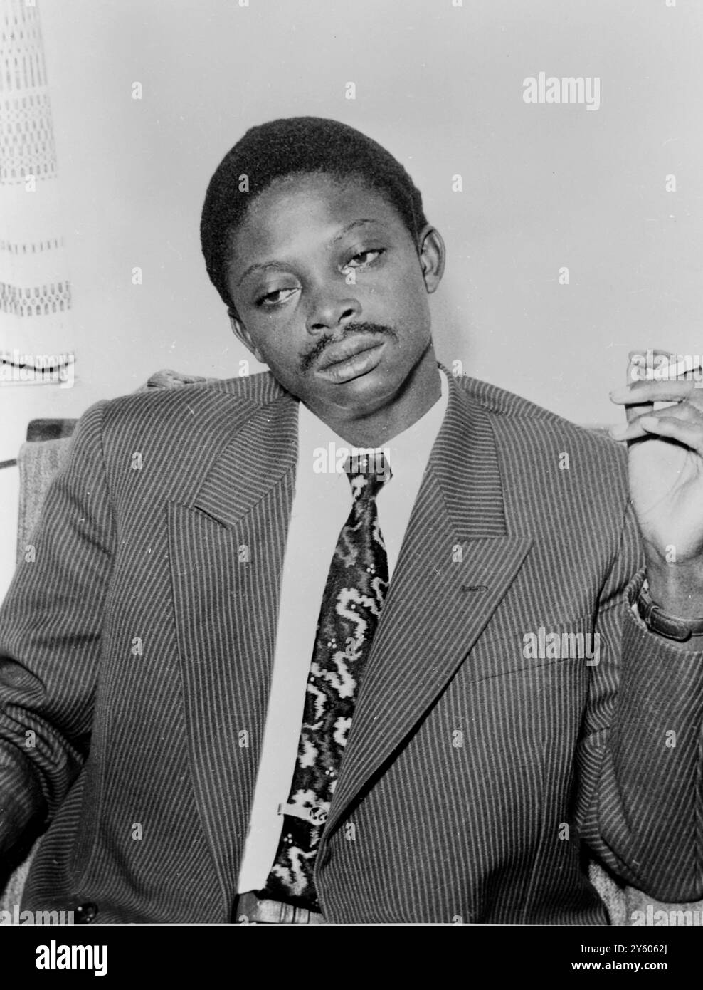 PIERRE MULELE PORTRAIT 24 FEBRUARY 1961 Stock Photo - Alamy