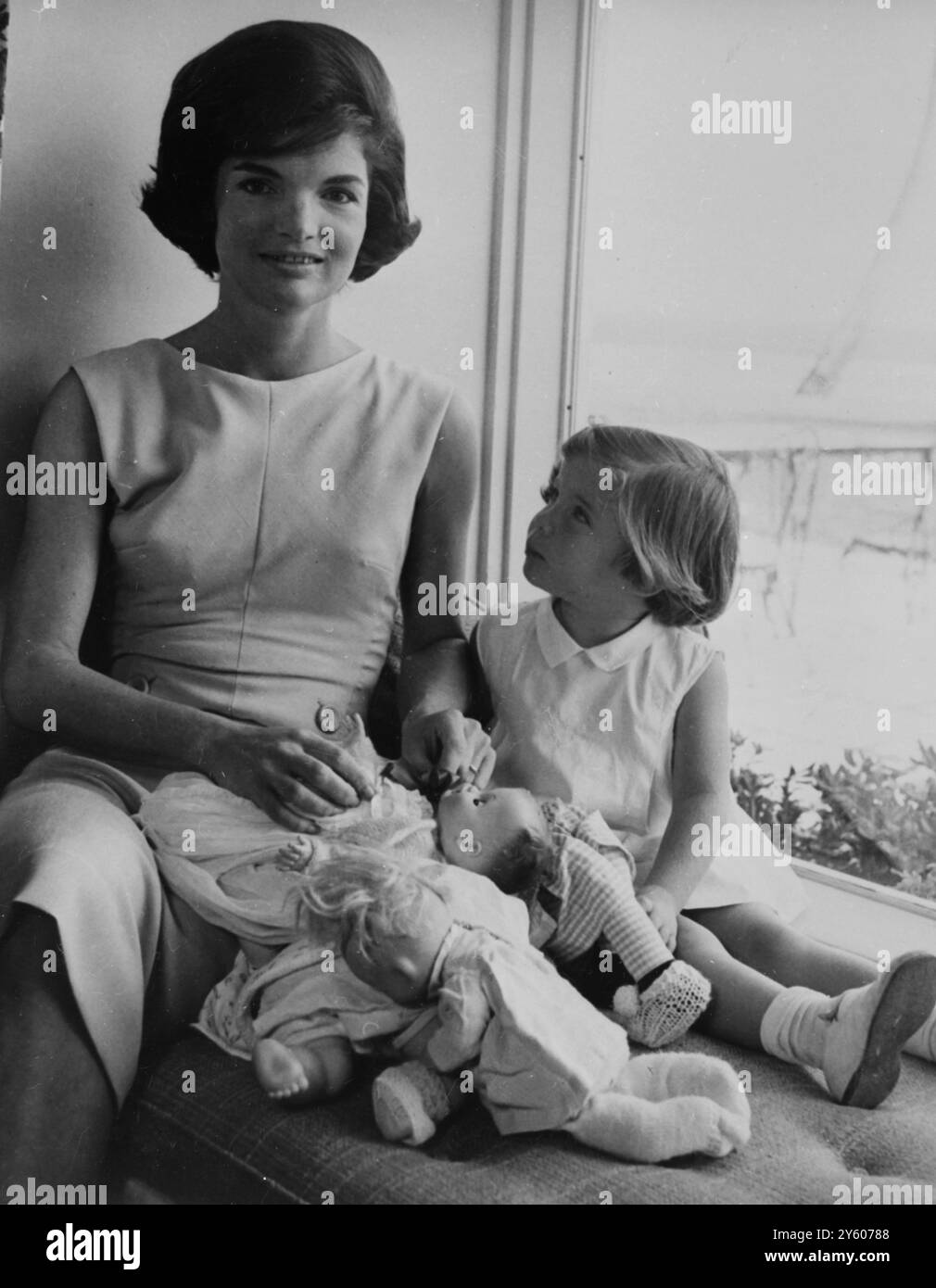 Caroline jackie white house hi-res stock photography and images - Alamy