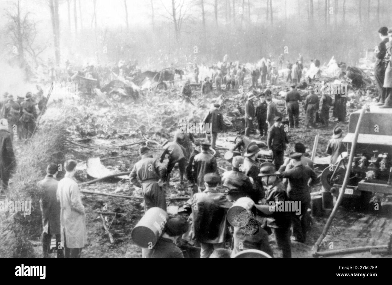 AVIATION BOEING 707 CRASH BELGIUM 15 FEBRUARY 1961 Stock Photo - Alamy
