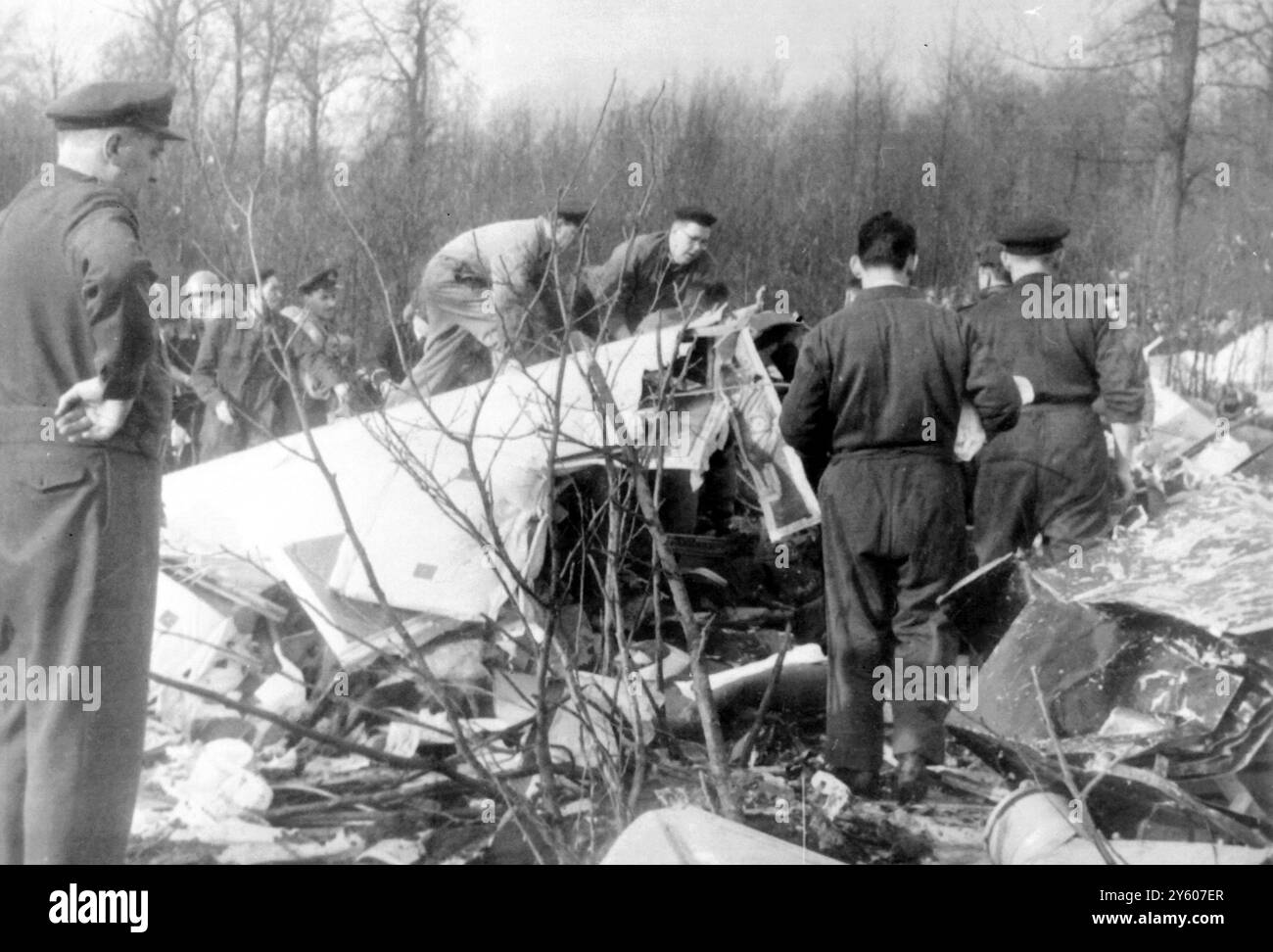 AVIATION BOEING 707 CRASH BELGIUM 15 FEBRUARY 1961 Stock Photo - Alamy