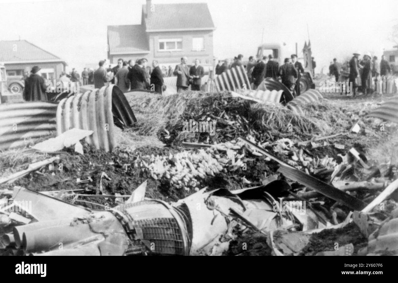 AVIATION BOEING 707 CRASH BELGIUM 15 FEBRUARY 1961 Stock Photo - Alamy