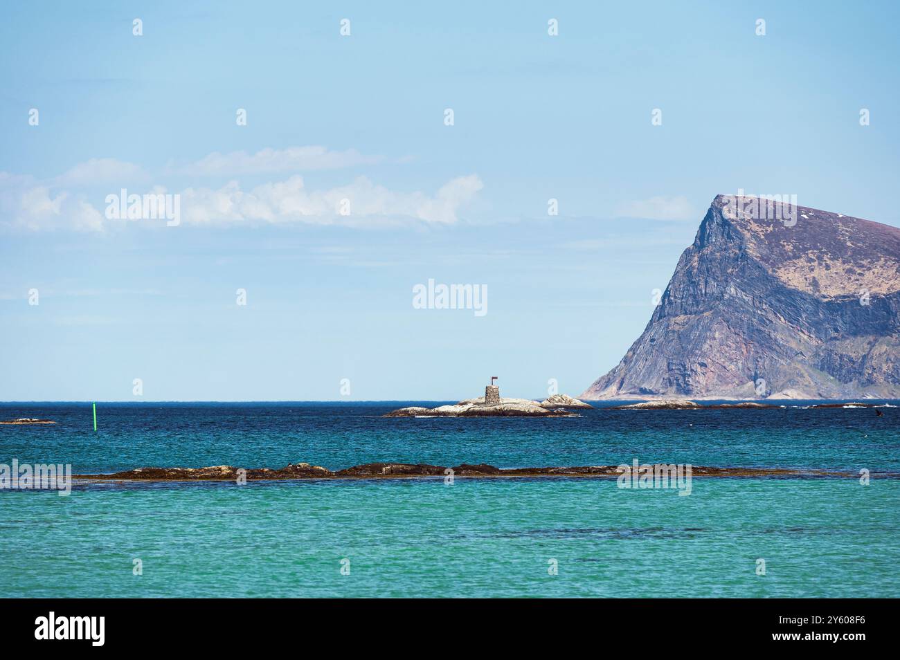 nature sceneries inside the island of Sommaroy, Tromso municipality ...