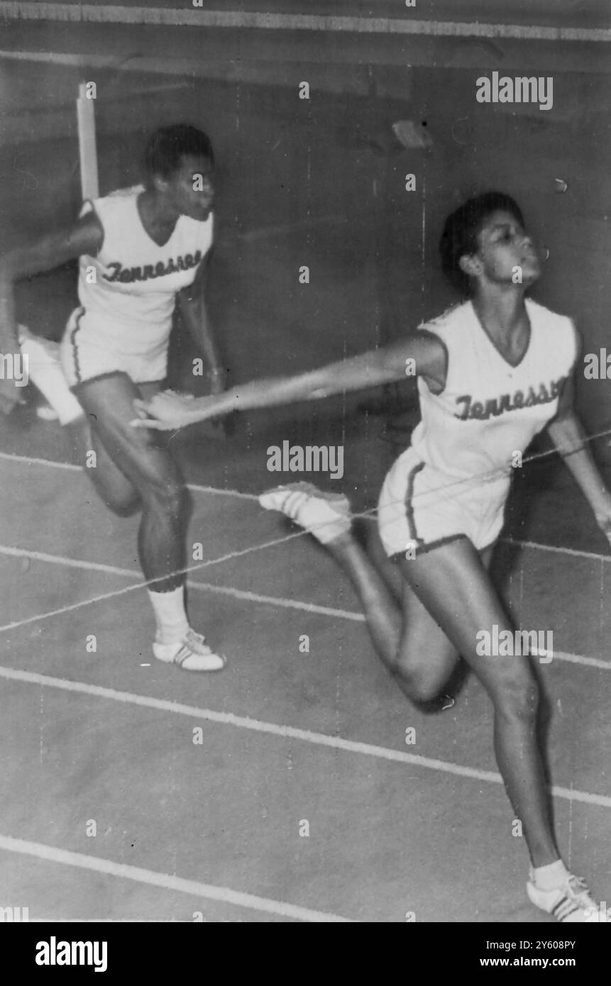BROWN VIVIAN ATHLETE / 4 FEBRUARY 1961 Stock Photo - Alamy