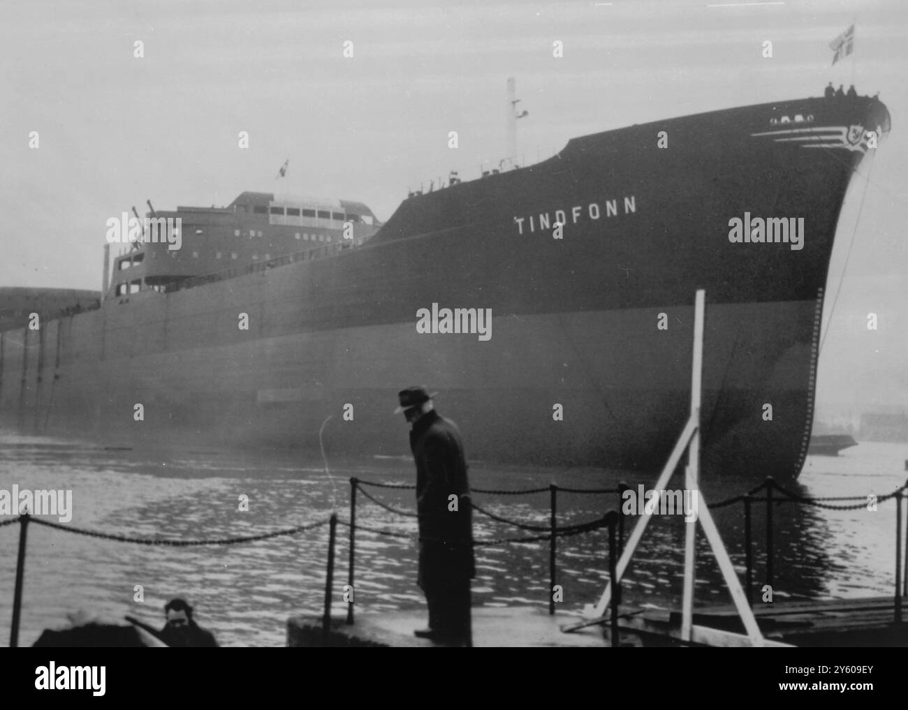 NEW TURBINE-DRIVEN TANKER IN IRELAND 31 JANUARY 1961 Stock Photo - Alamy