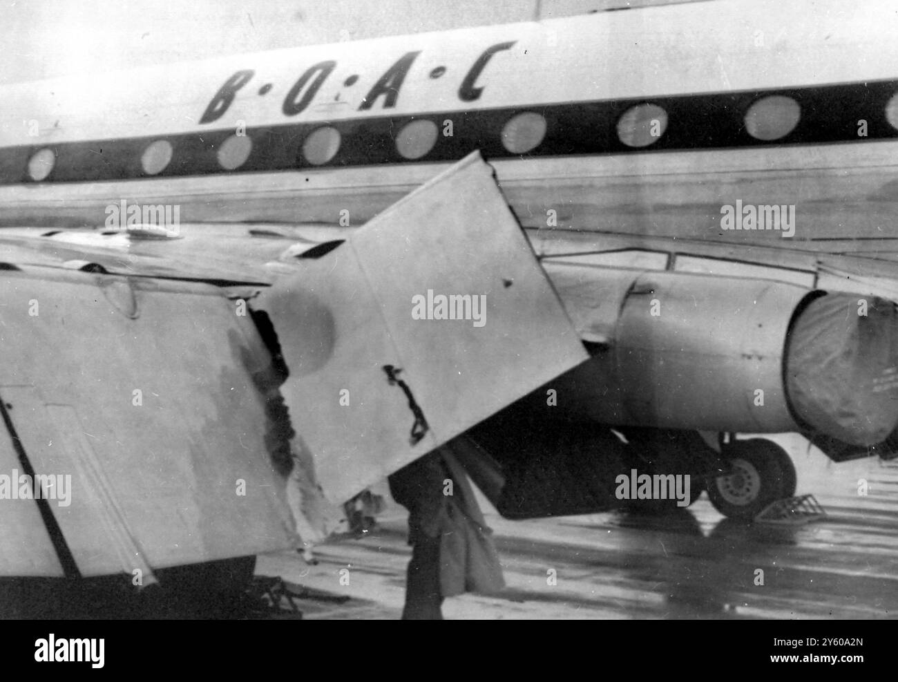 AVIATION BOAC COMET JET AIRLINER CRASH INTO PINE TREES 26 JANUARY 1961 ...