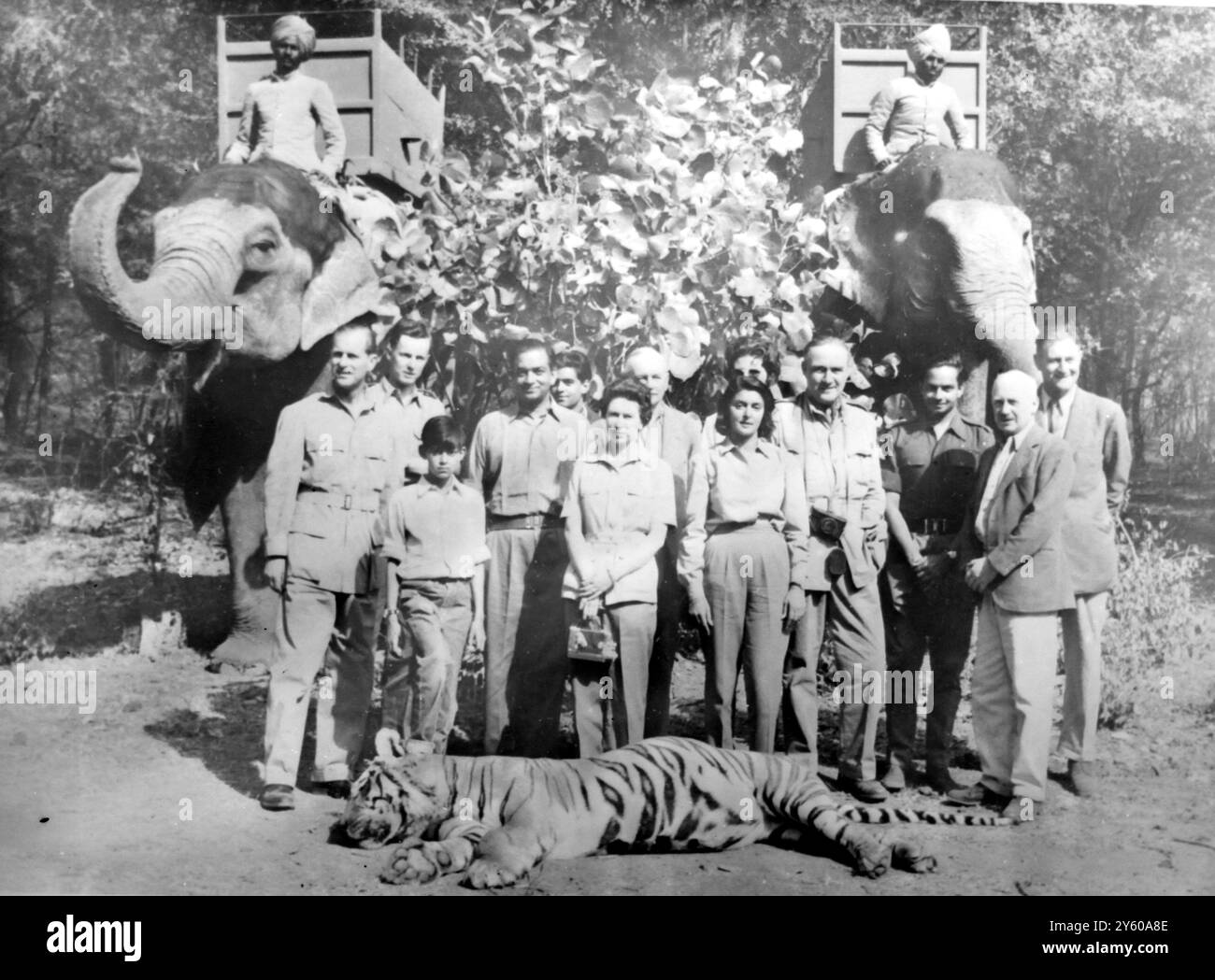 Prince philip hunting Black and White Stock Photos & Images - Alamy