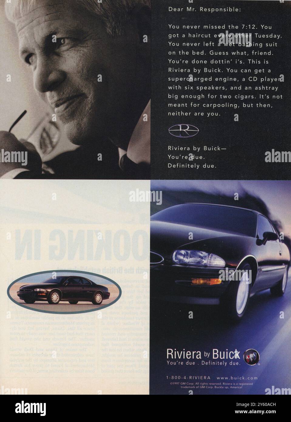 Vintage "Time" Magazine 15 September 1997 issue advert, USA Stock Photo ...