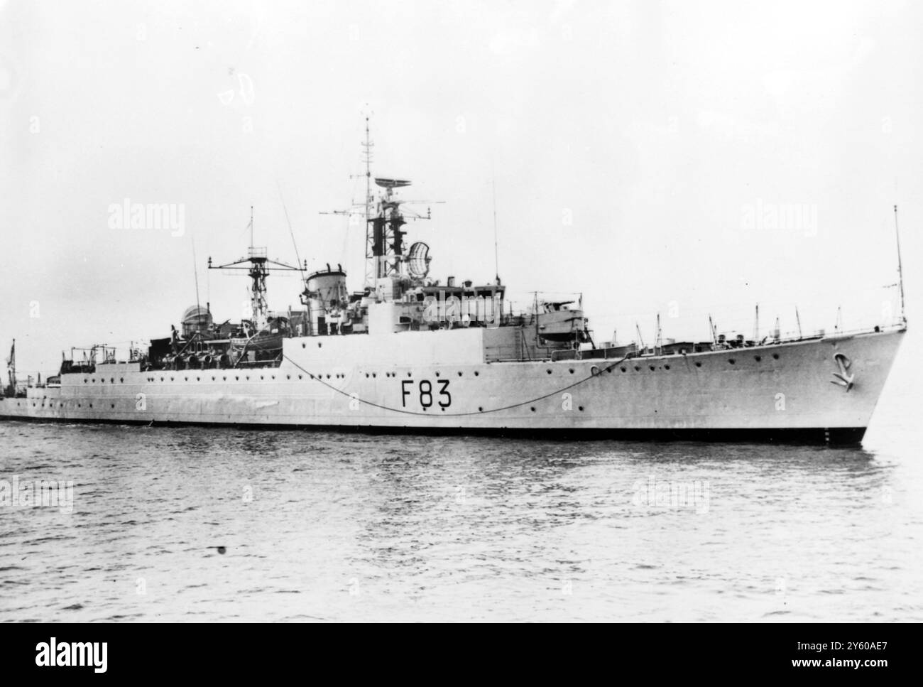 NAVY SHIPS U HMS ULSTER IN BAHAMAS 24 JANUARY 1961 Stock Photo - Alamy