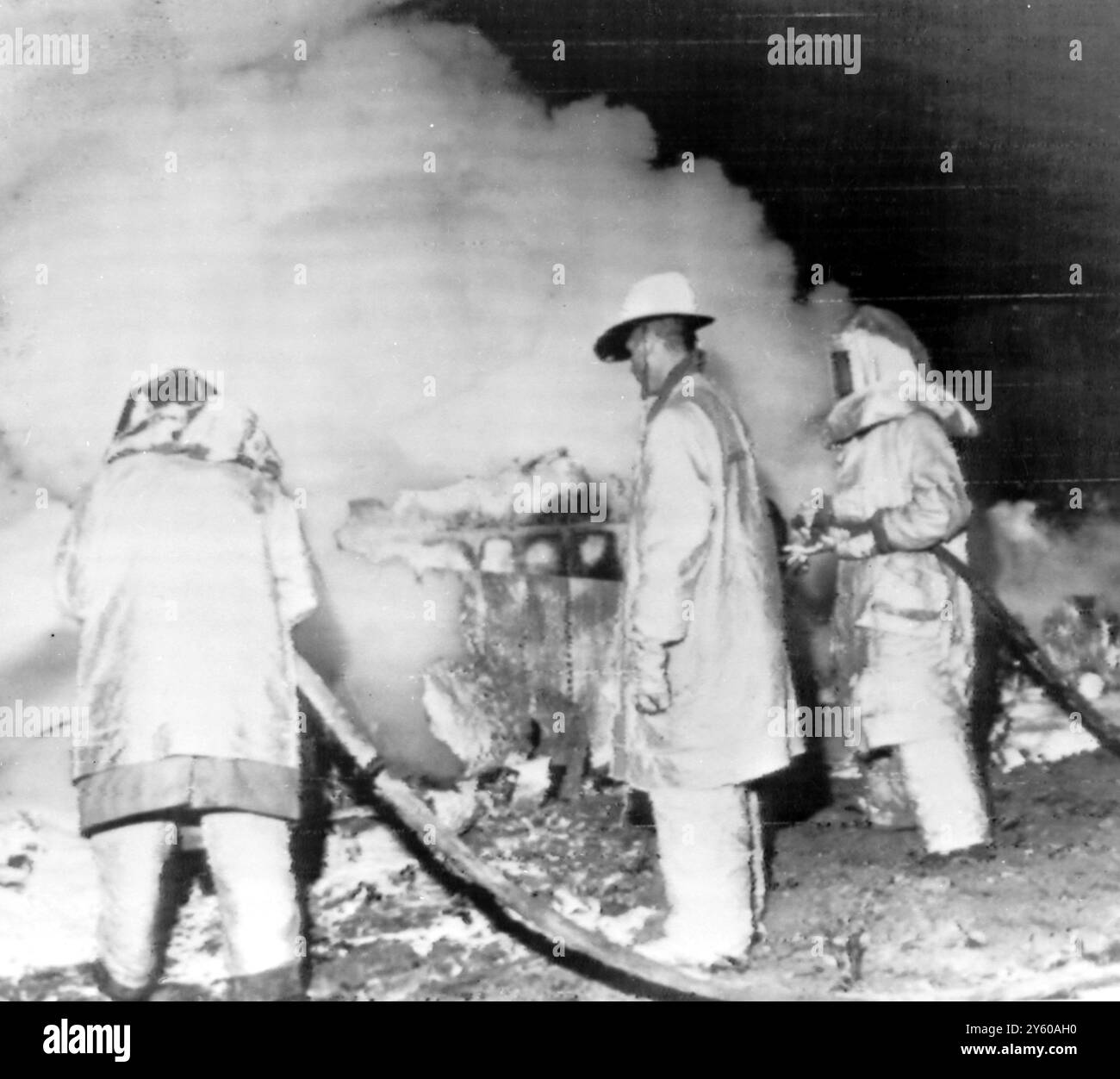 AVIATION B-53 JET BOMBER WRECKAGE 24 JANUARY 1961 Stock Photo - Alamy