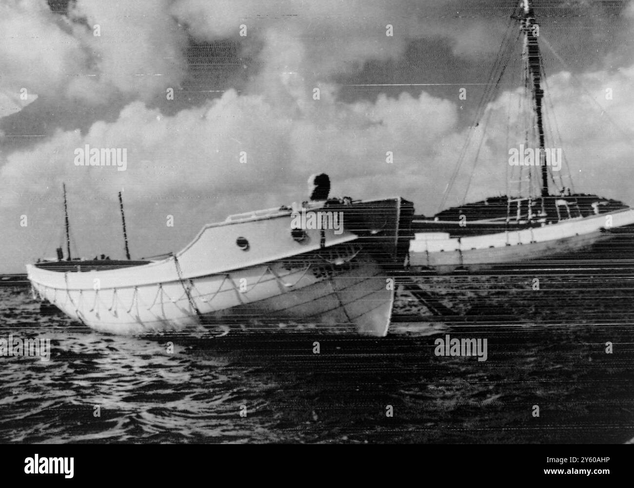 LIFEBOAT LIFE BOAT OF SHIP SANTE MARIA OVETAKEN BY PIRATES 24 JANUARY ...