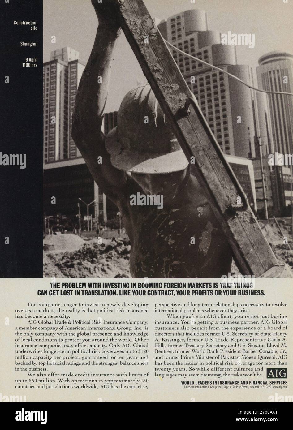 Vintage "Time" Magazine 15 September 1997 issue advert, USA Stock Photo ...