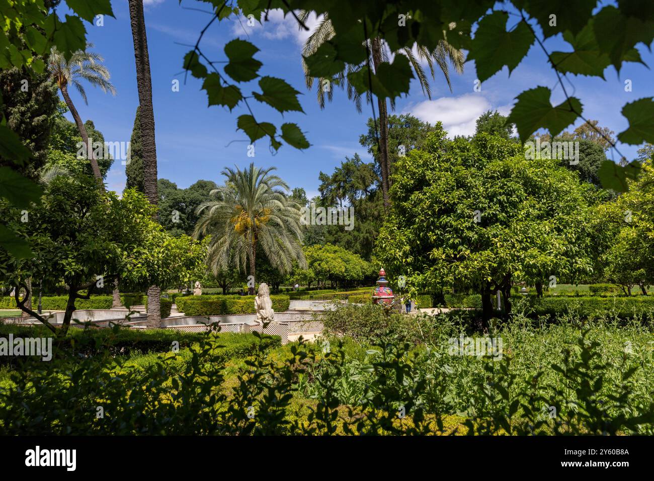 Park Maria Luisa is an urban respite in Seville, Spain Stock Photo - Alamy