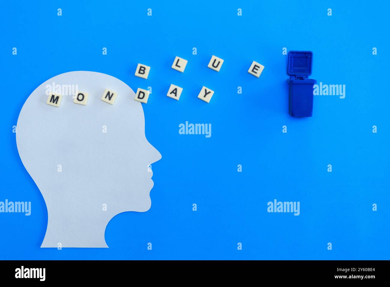 Forming human head silhouette hi-res stock photography and images - Alamy