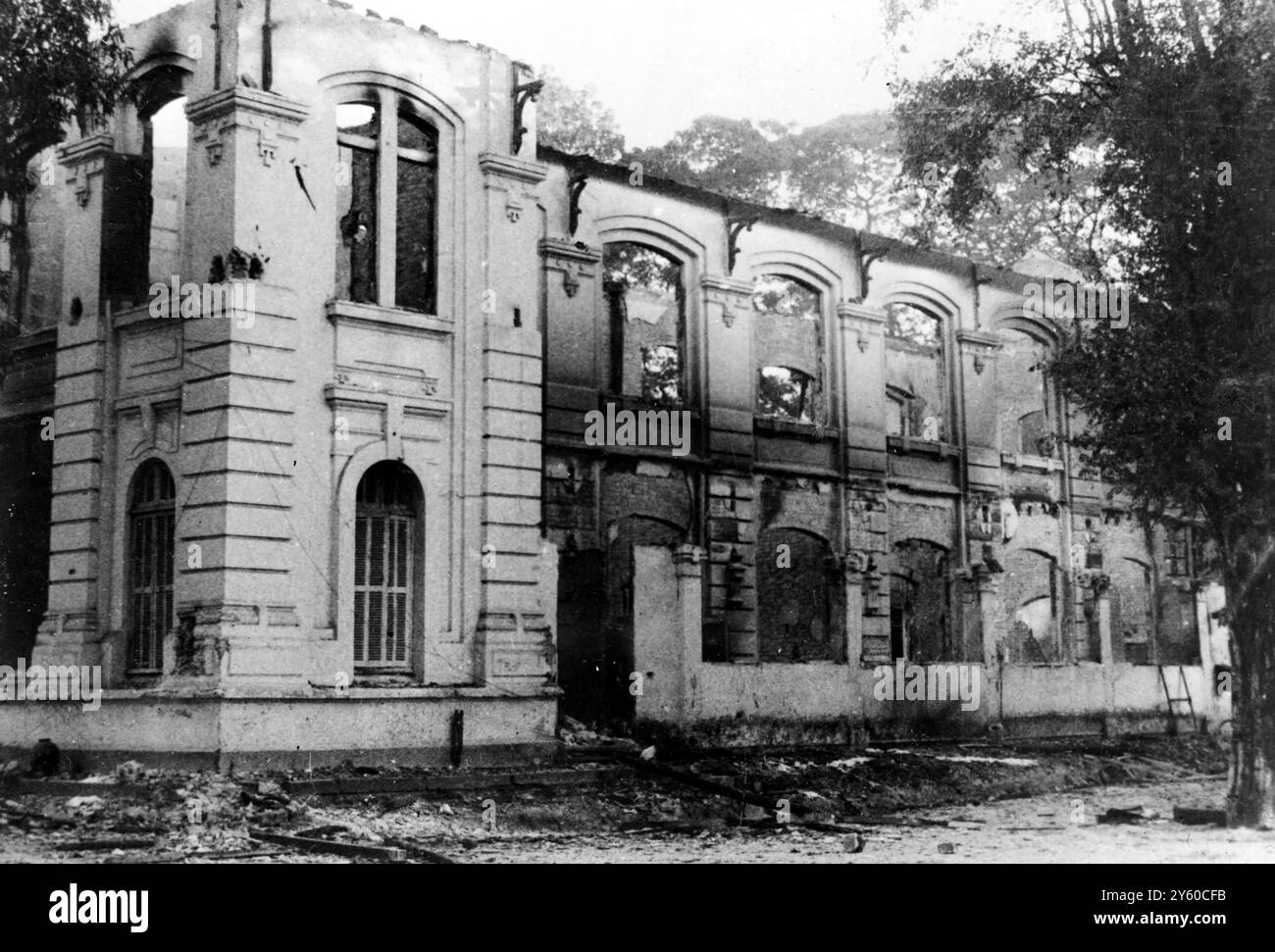 VIENTIANE - A SCENE OF DEVASTATION - AFTERMATH OF FIGHTING 12 JANUARY ...
