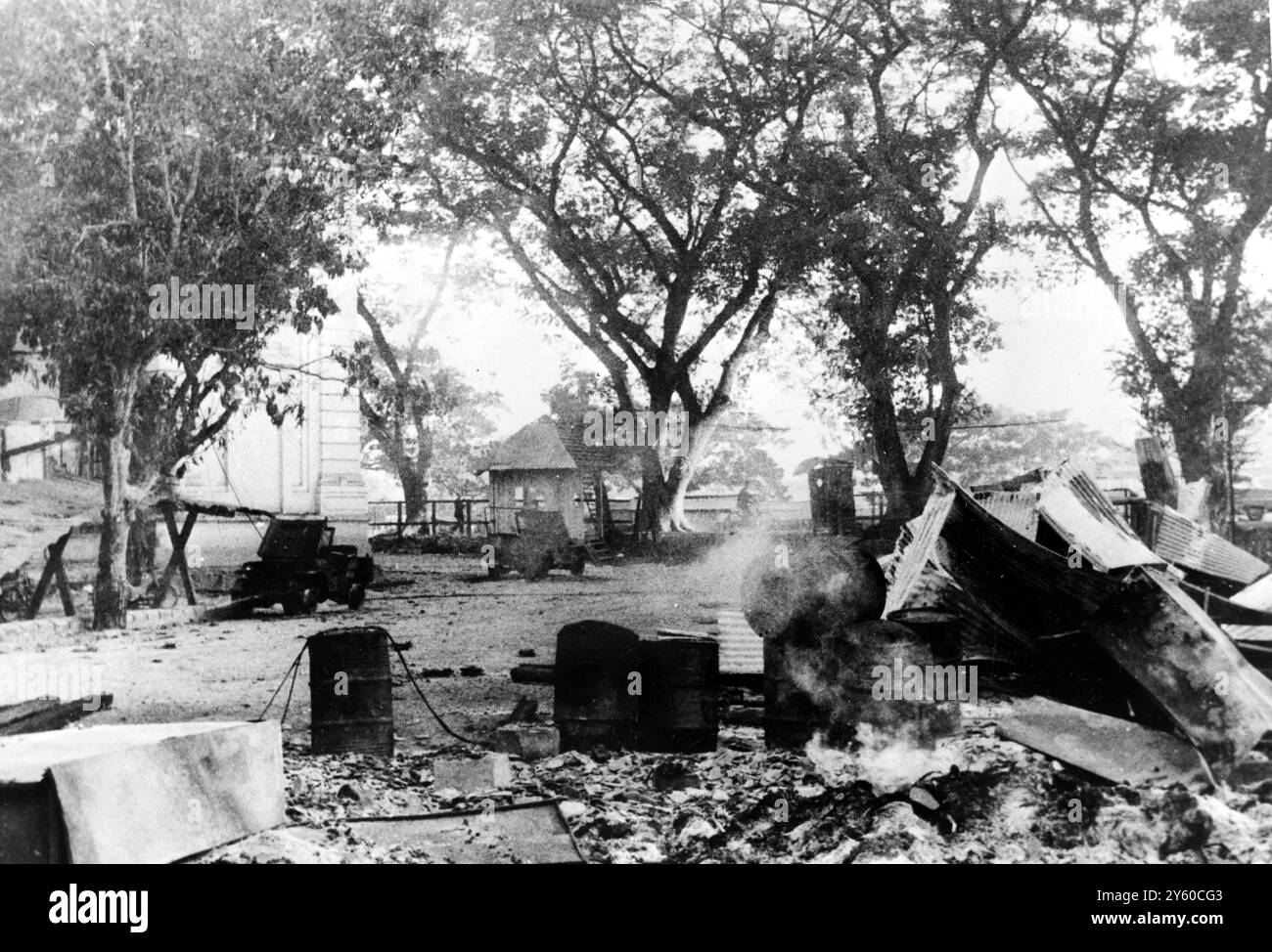 VIENTIANE - A SCENE OF DEVASTATION - AFTERMATH OF FIGHTING 12 JANUARY ...