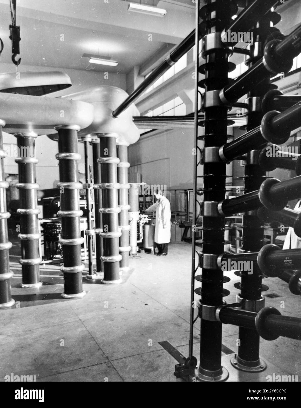 NUCLEAR PHYSICS - LABORATORY IN POLAND 10 JANUARY 1961 Stock Photo - Alamy