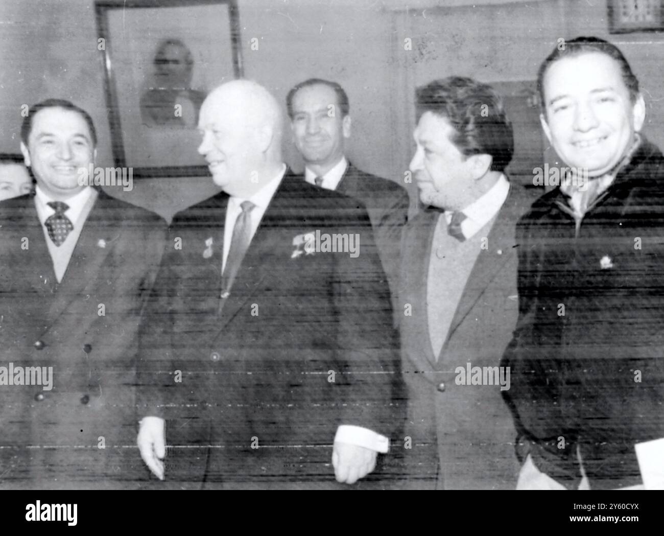 SOVIET PREMIER NIKITA KRUSHCHEV ECUADOR CULTURAL DELEGATION / 10 ...