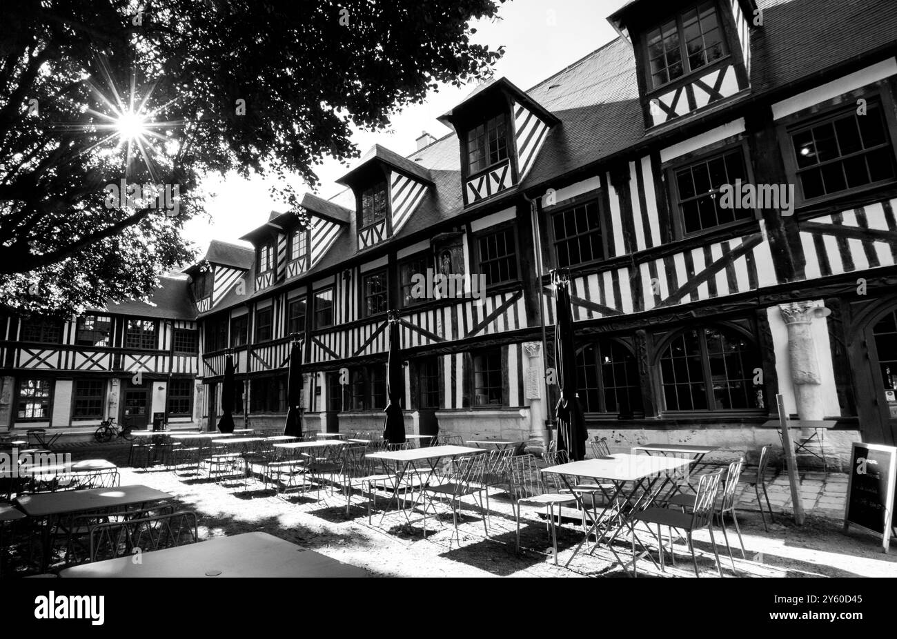Aitre Saint-Maclou in Rouen centre, France. Medieval Charnel House ...