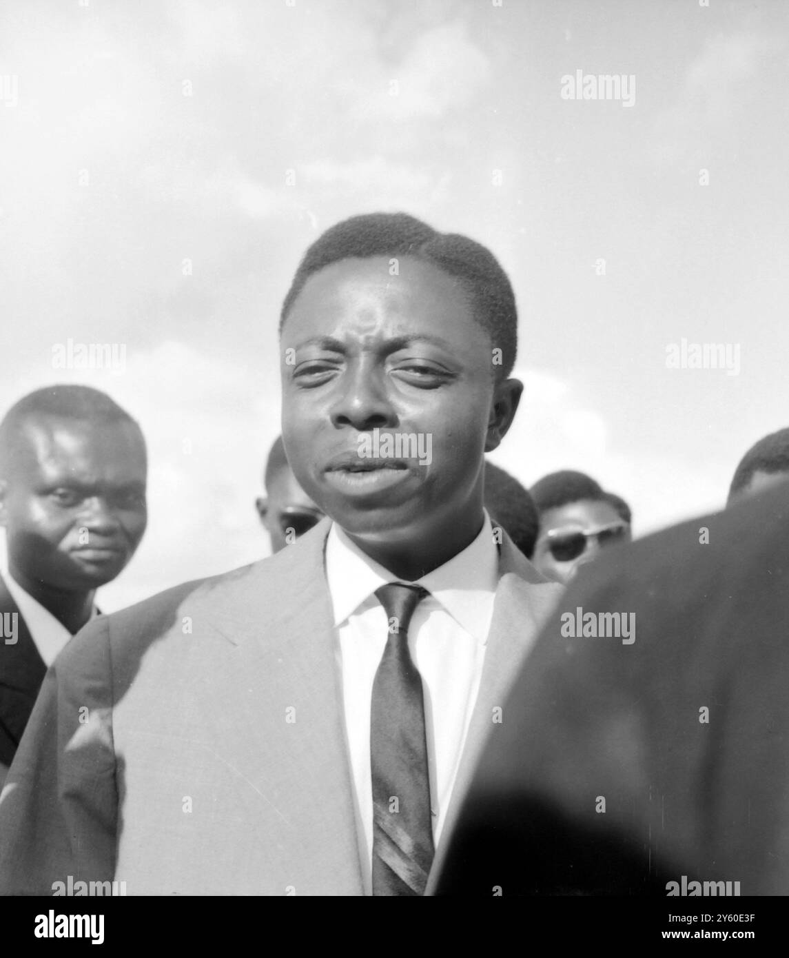 PREMIER JOSEPH NGALULA OF SOUTH KASAI, CONGO 2 JANUARY 1961 Stock Photo ...