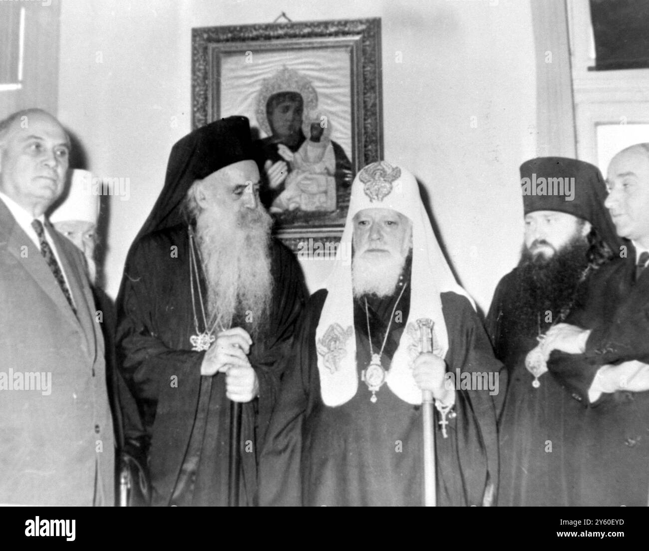 RUSSIAN ORTHODOX CHURCH PATRIARCH ALEXEI IN ISTANBUL 28 DECEMBER 1960 ...